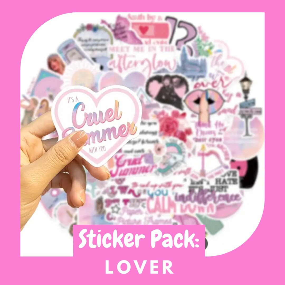 50 Taylor Swift Stickers Taylor Swift Lyrics Inspired Stickers Stickers ...