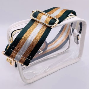 UNC Charlotte Clear Bag With White Outline and Matching Green and Gold ...