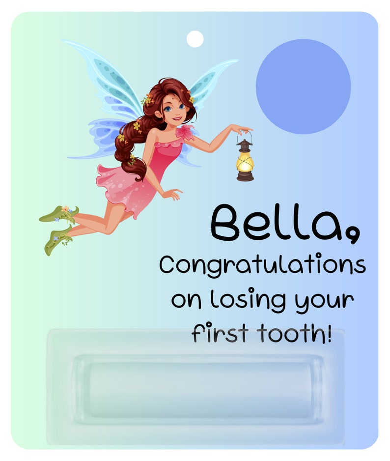 Congratulations First Lost Tooth, Personalized Tooth Fairy Money Card ...