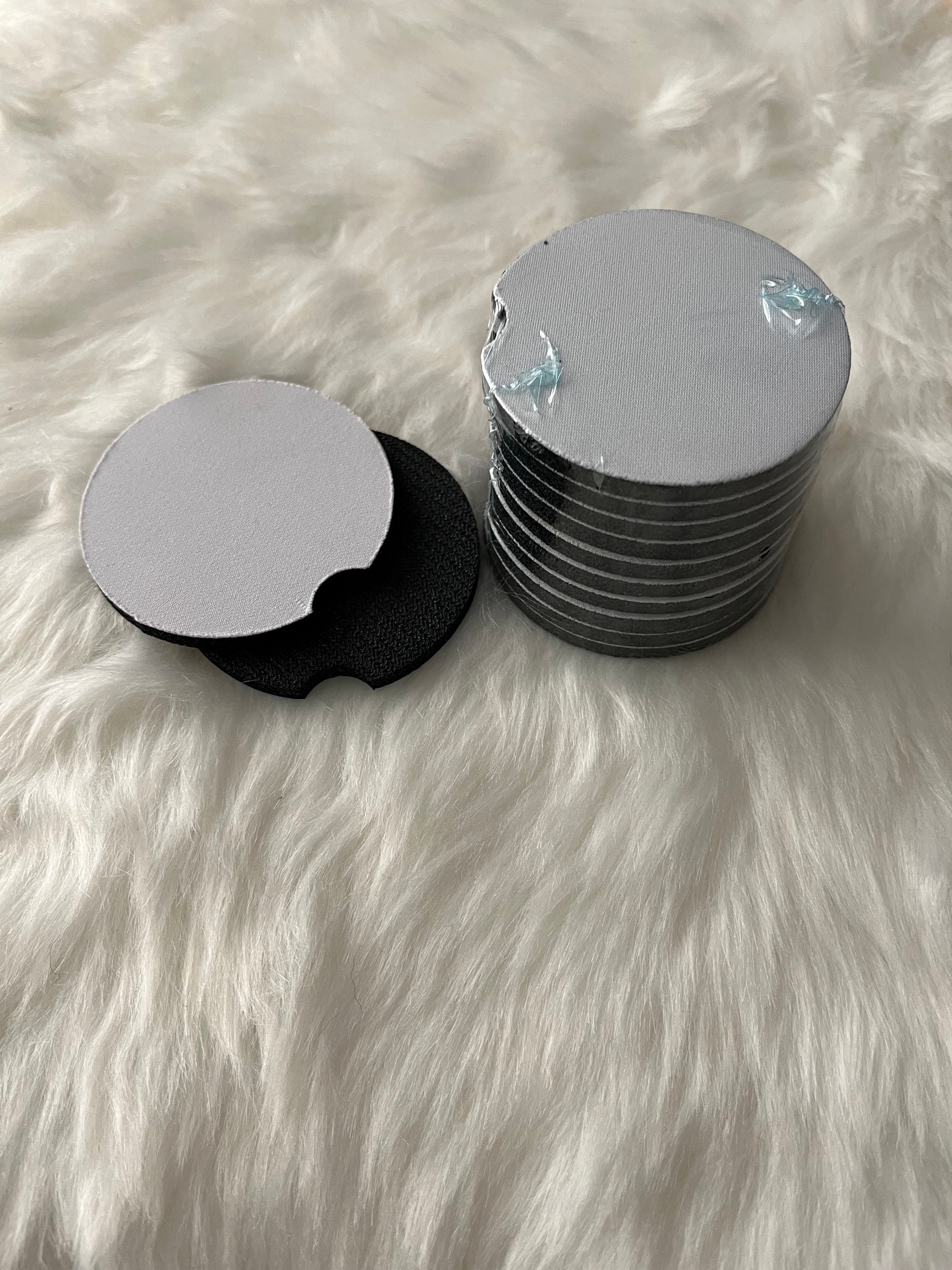 10 Car Coasters Sublimation Blanks, Car Coaster Blanks, Blank Car ...