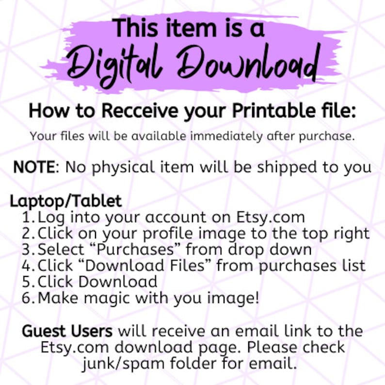 Powerful Digital PNG, SVG, PDF - Black and White Versions - Instant ...