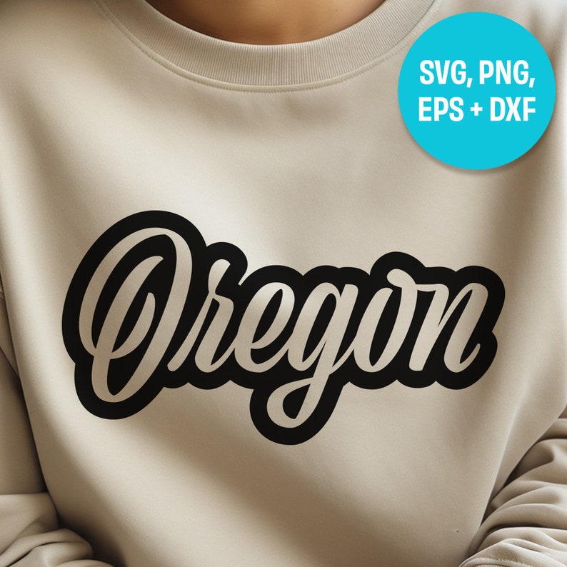 Oregon SVG Eps Png, Retro Text Svg, Home States, Patriotic Tshirt ...