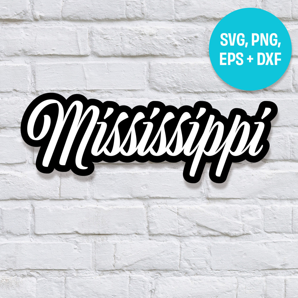 Mississippi SVG Eps Png, Retro Text, Home States, Patriotic Tshirt ...