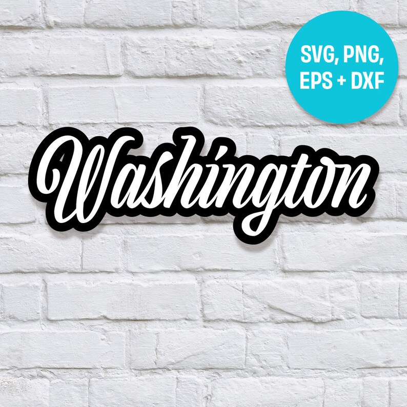 Washington SVG Eps Png, Retro Text Svg, Home States, Patriotic Tshirt ...