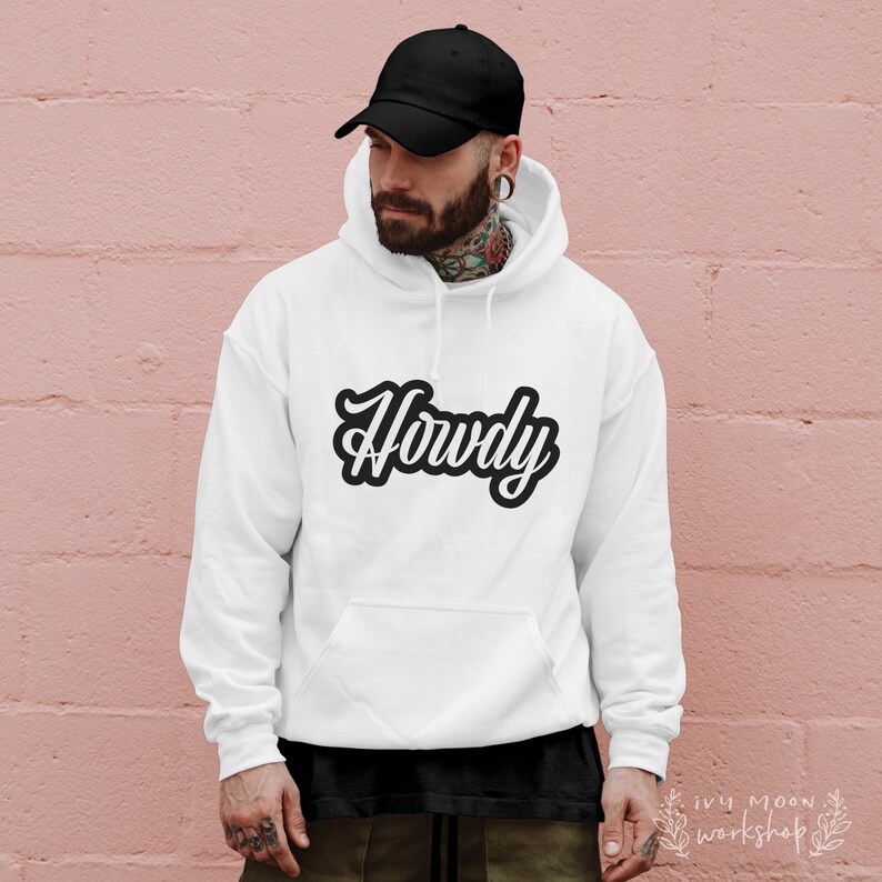 Howdy Svg Hand Lettering Typography Script Art Country Clipart Cricut ...