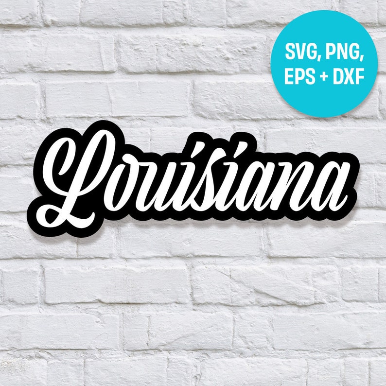 Louisiana SVG Eps Png, Retro Text, Home States, Patriotic Tshirt Svg ...