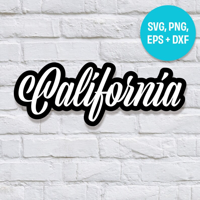 California SVG Eps Png, Retro Text Svg, Home States Svg, Patriotic ...