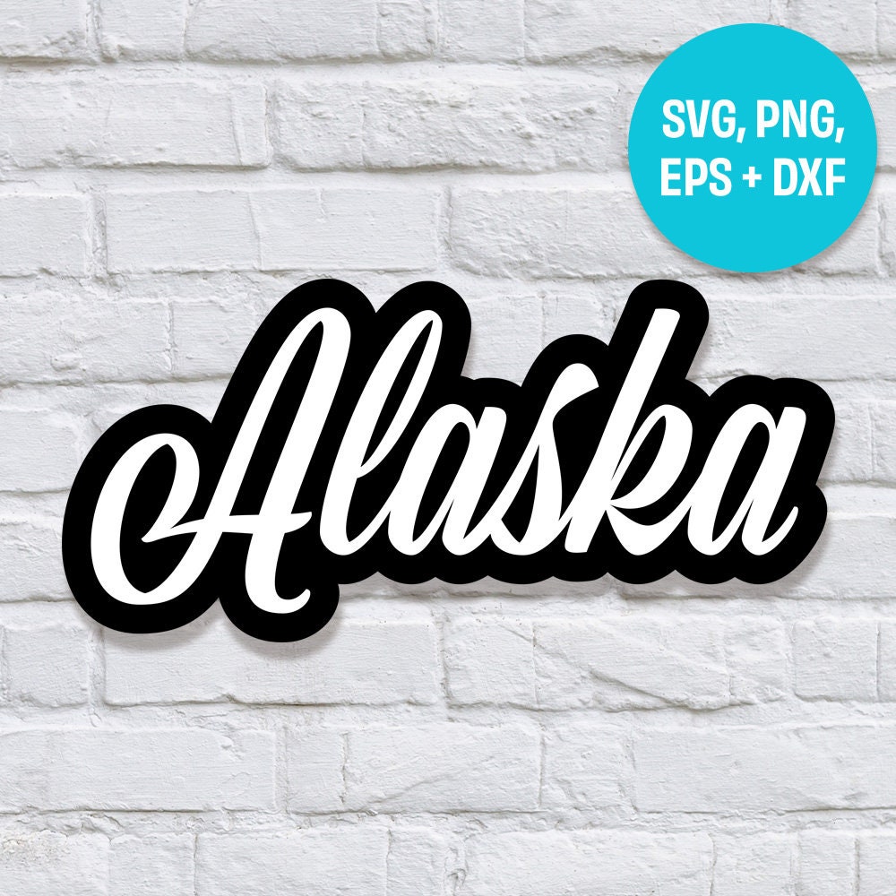 Alaska SVG Eps Png, Retro Text Svg, Home States Svg, Patriotic Tshirt ...
