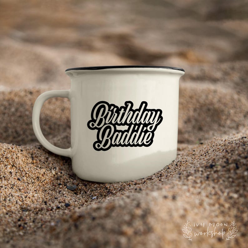 Birthday Baddie SVG, Baddie Svg, Trendy Svg, Tattoo Text PNG, Retro ...