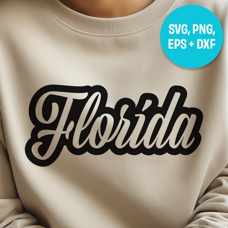 Florida SVG Eps Png, Retro Text Svg, Home States, Patriotic Tshirt Svg ...