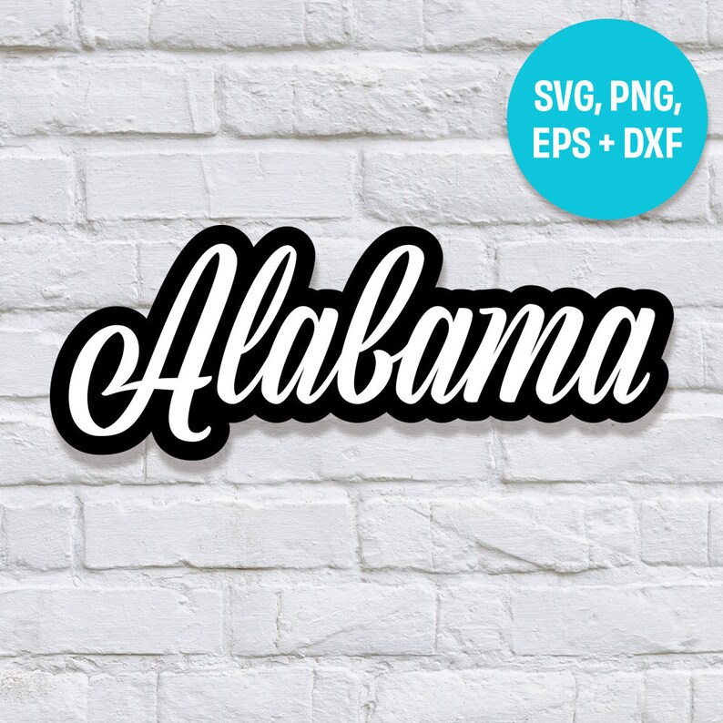 Alabama SVG Eps Png, Retro Text Svg, Home States Svg, Patriotic Tshirt ...