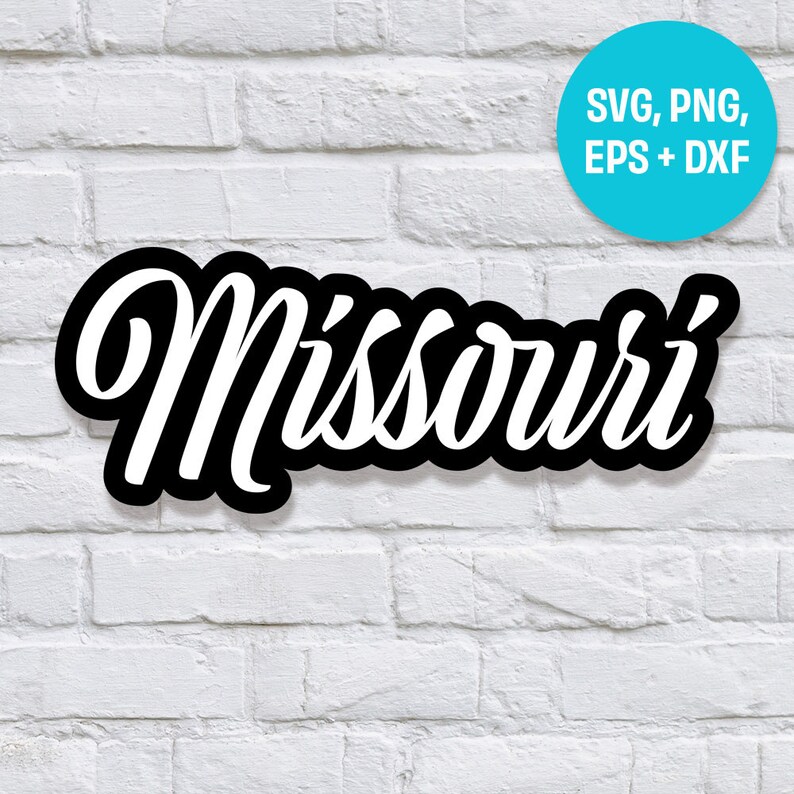 Retro Missouri Text SVG, Home State Clipart (digital Download) - Etsy