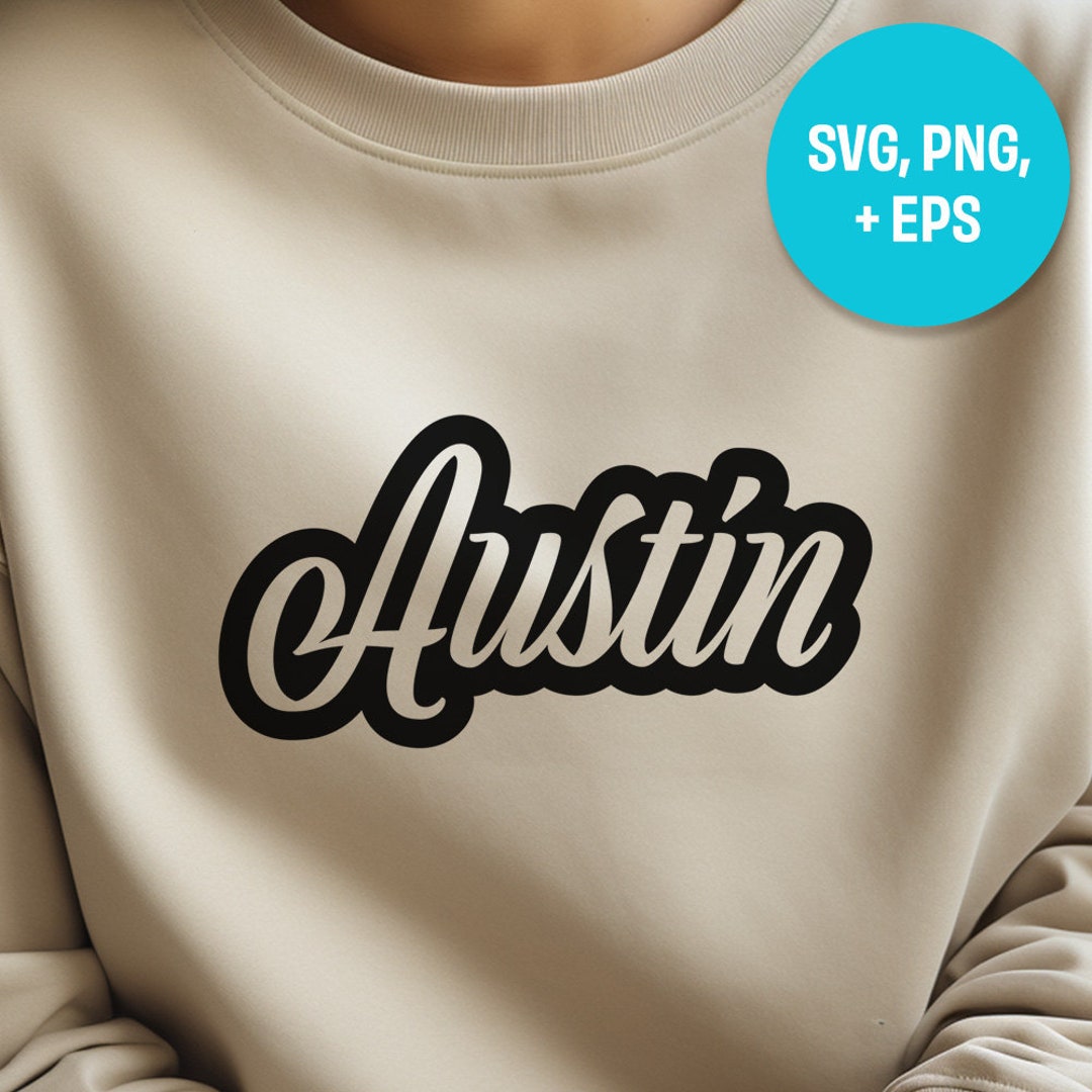 Austin SVG, Retro Text Svg, State Cities EPS, Patriotic Tshirt Svg ...
