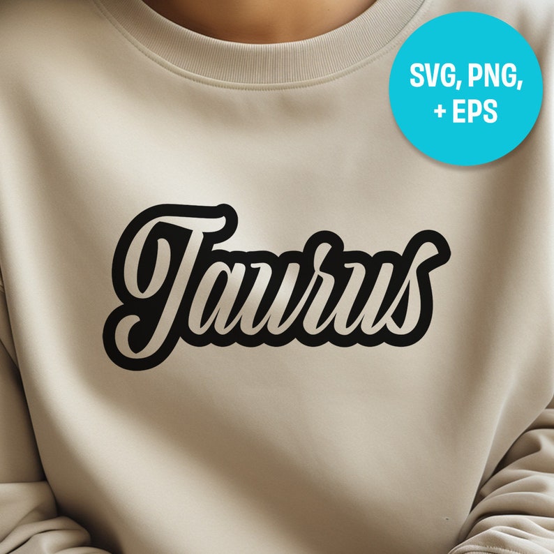 Taurus SVG, Astrology Decal, Zodiac Sign Vector, Cut File for Cricut ...