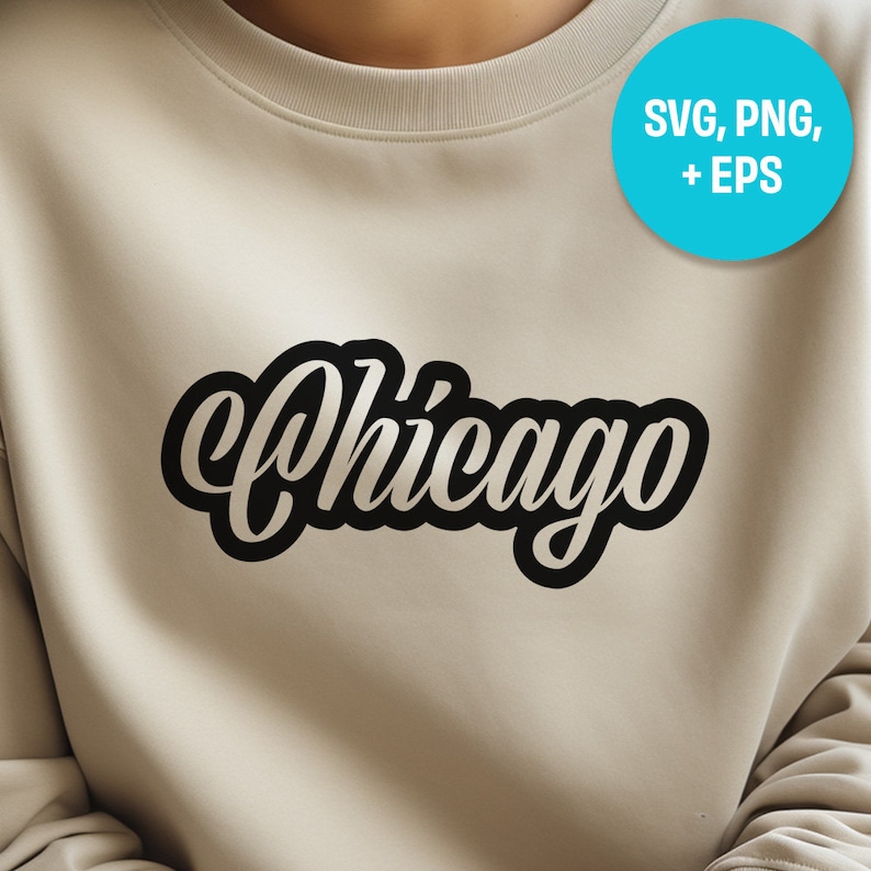Chicago SVG, Retro Text Svg, American City EPS, Patriotic Tshirt Svg ...