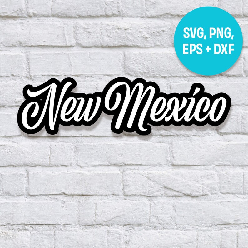 New Mexico SVG Eps Png, Retro Text Svg, Home States, Patriotic Tshirt ...