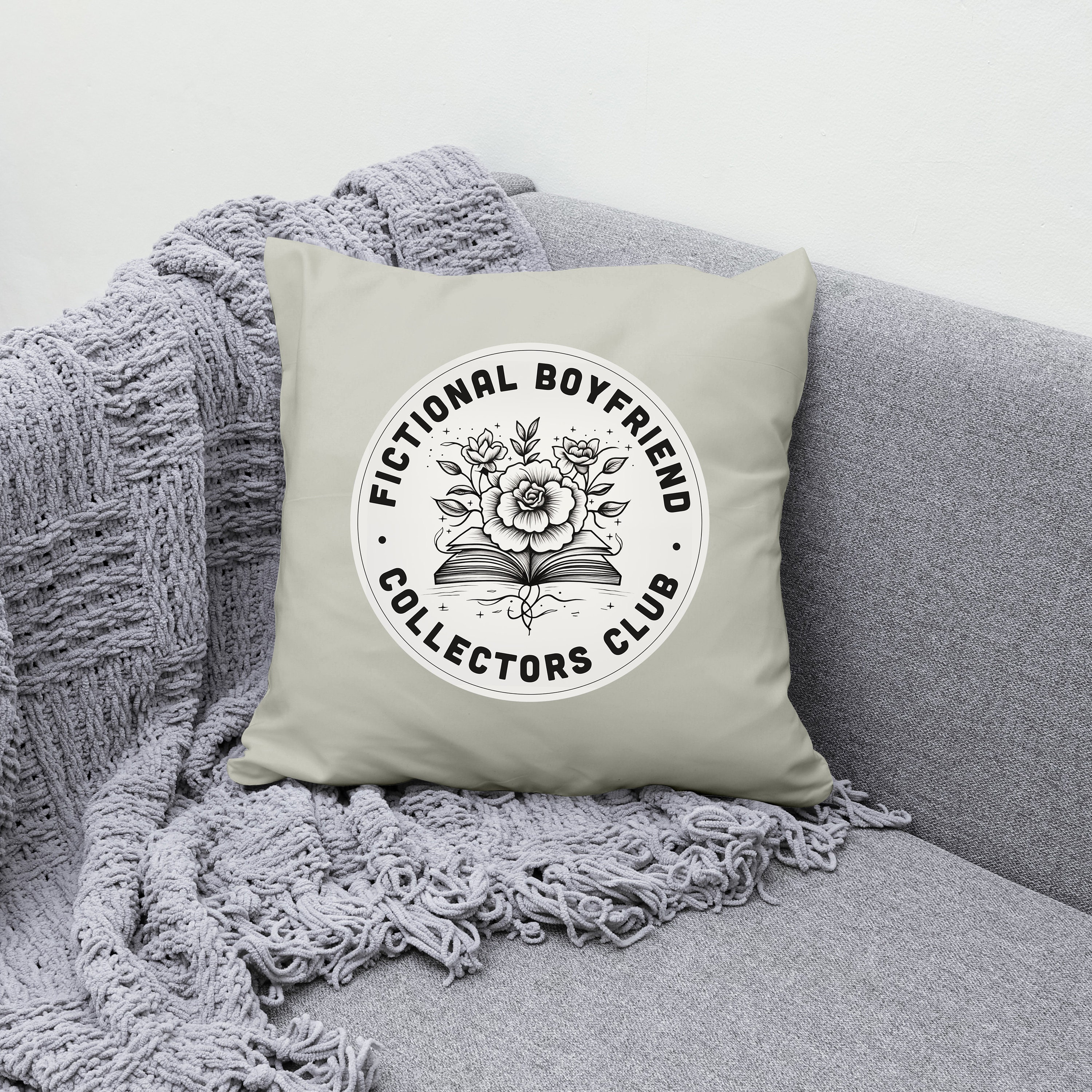 Fictional Boyfriend Collectors Club SVG, Smutty Book Svg, Retro Art ...