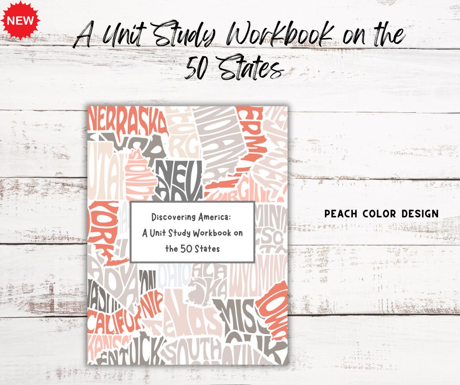 Discovering America: A Unit Study Workbook on the 50 States - Etsy
