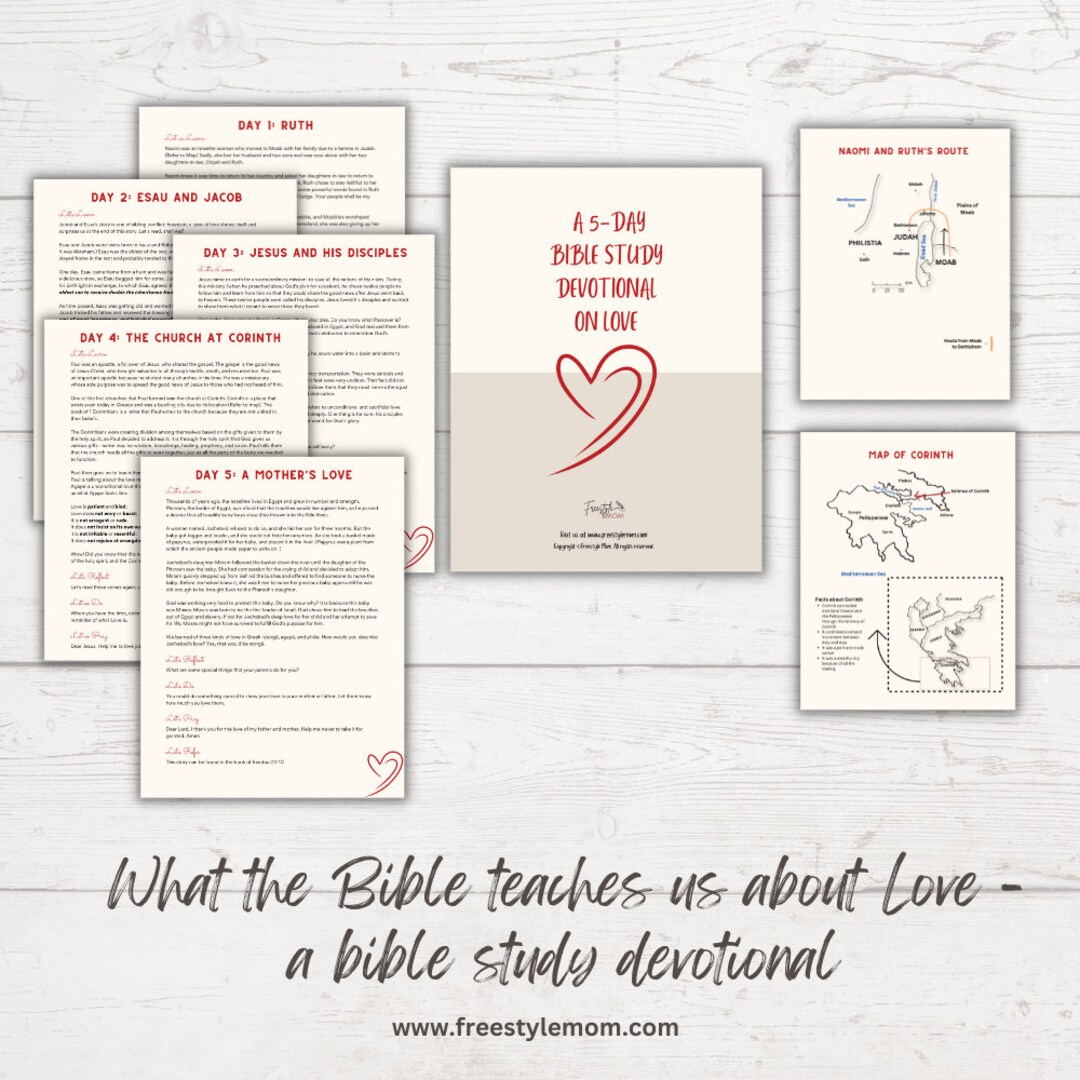 A 5-day Family Devotional on LOVE - Etsy