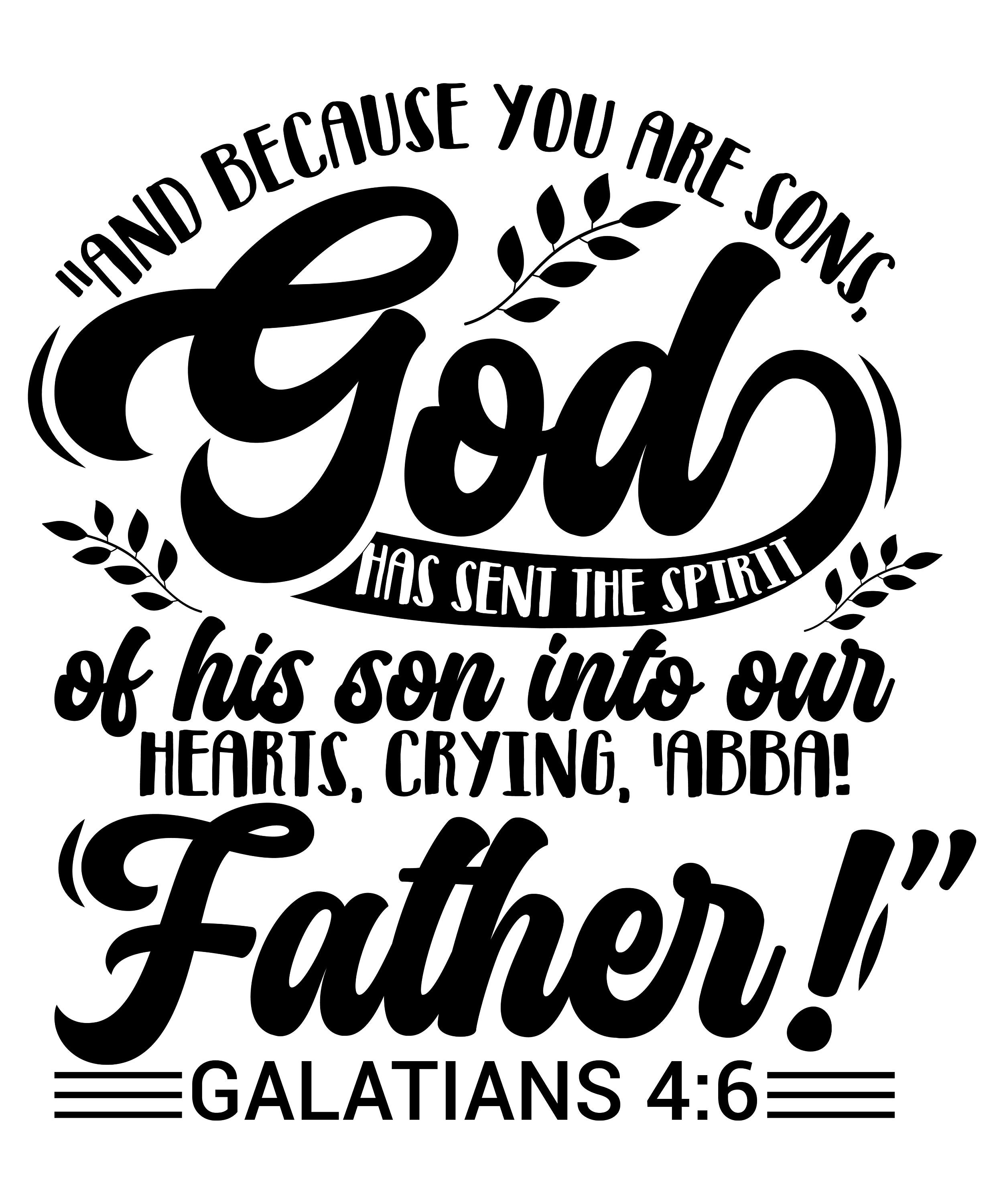 Father's Day Bible Verse SVG Bundle: Christian Dad Quotes (commercial ...
