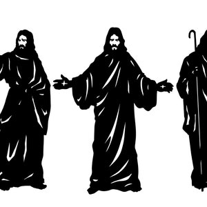 Jesus Christ Template, Digital Download, SVG, Commercial Usage, Vector ...
