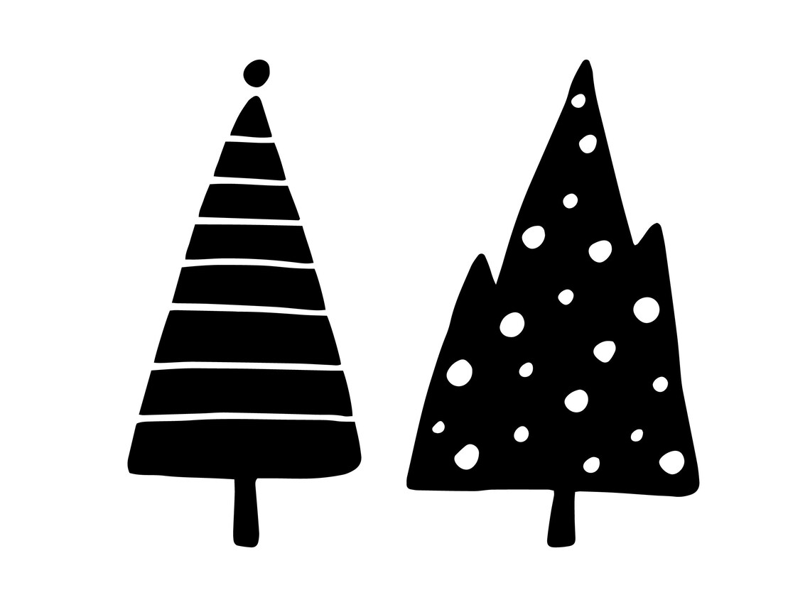 24 Christmas Tree SVG Bundle / Christmas Svg / Christmas Trees - Etsy