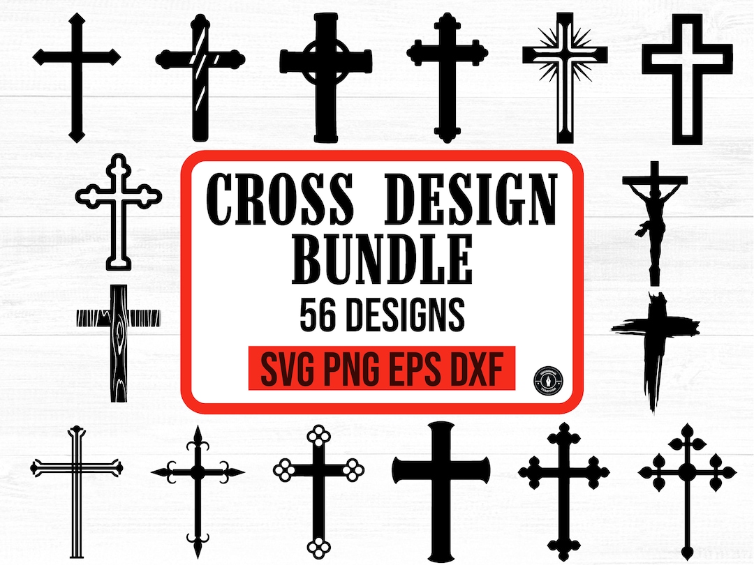 CROSS SVG BUNDLE, Jesus Svg, Faith Cross, Old Rugged Cross Svg, Cross ...
