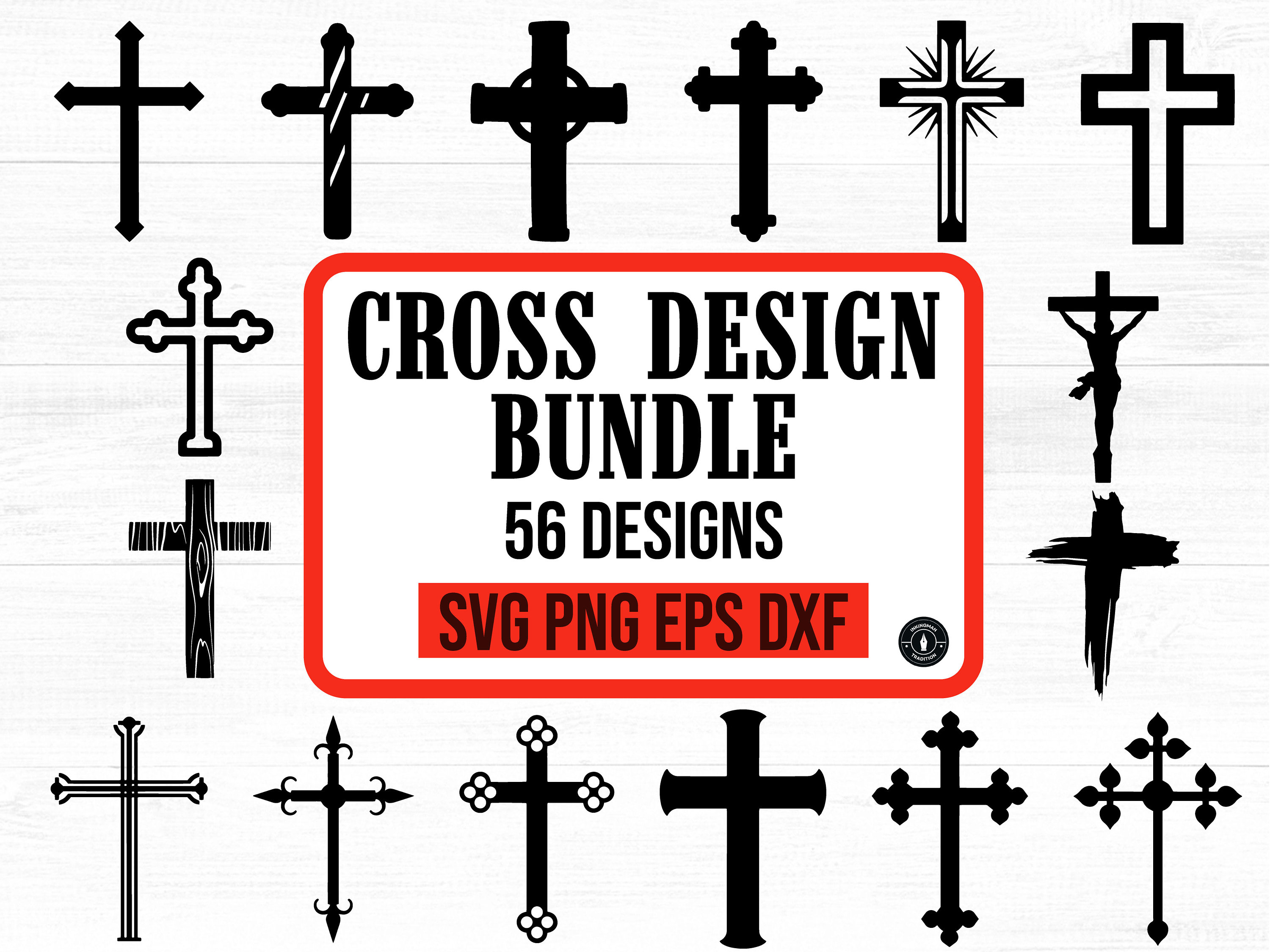 CROSS SVG BUNDLE, Jesus Svg, Faith Cross, Old Rugged Cross Svg, Cross ...