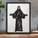 Jesus Christ Template, Digital Download, SVG, Commercial Usage, Vector ...