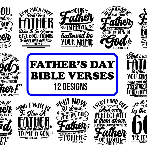 Fathers Day Scripture Clip Art - Etsy