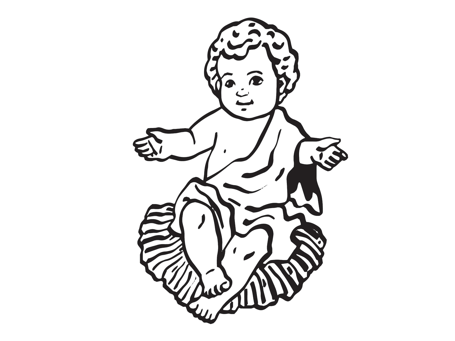 Baby Jesus SVG / Nativity Scene / Commercial Use / Digital - Etsy