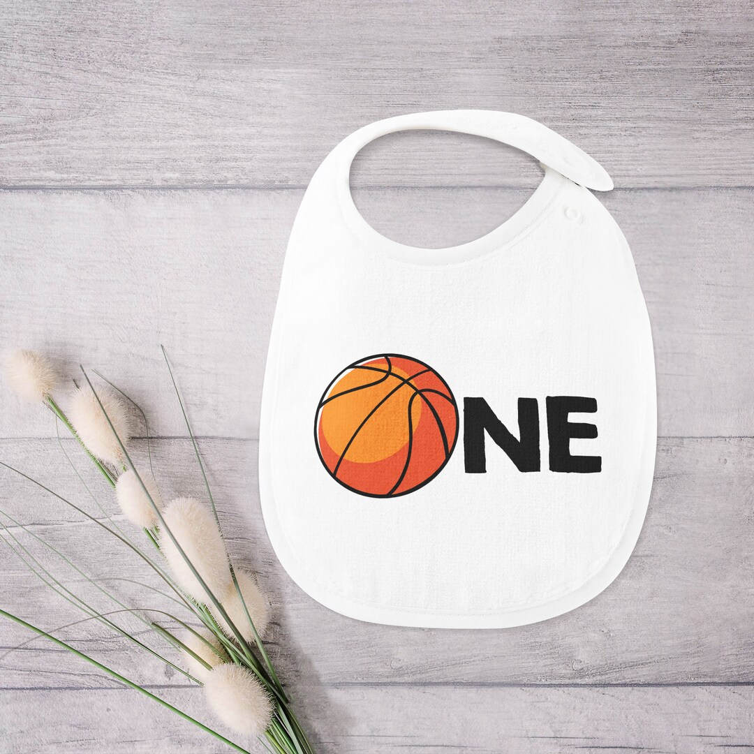 Basketball Bib, First Birthday Bib, Baby Boy, Basketball Baby, Sports ...