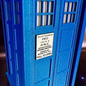 Doctor Who TARDIS, Police Box Pencil Box/desktop Organizer - Etsy UK