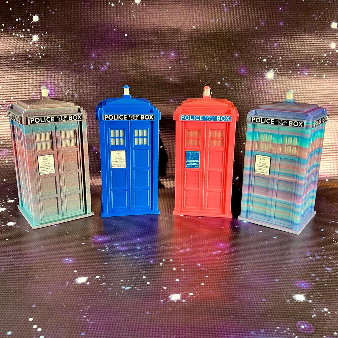 Doctor Who TARDIS, Police Box Pencil Box/desktop Organizer - Etsy