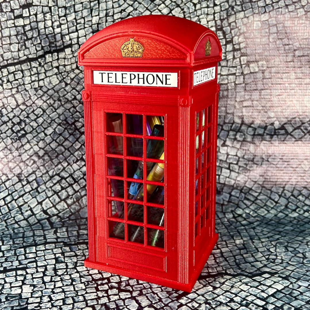 British K2 Phone Kiosk Desktop Organizer - Etsy