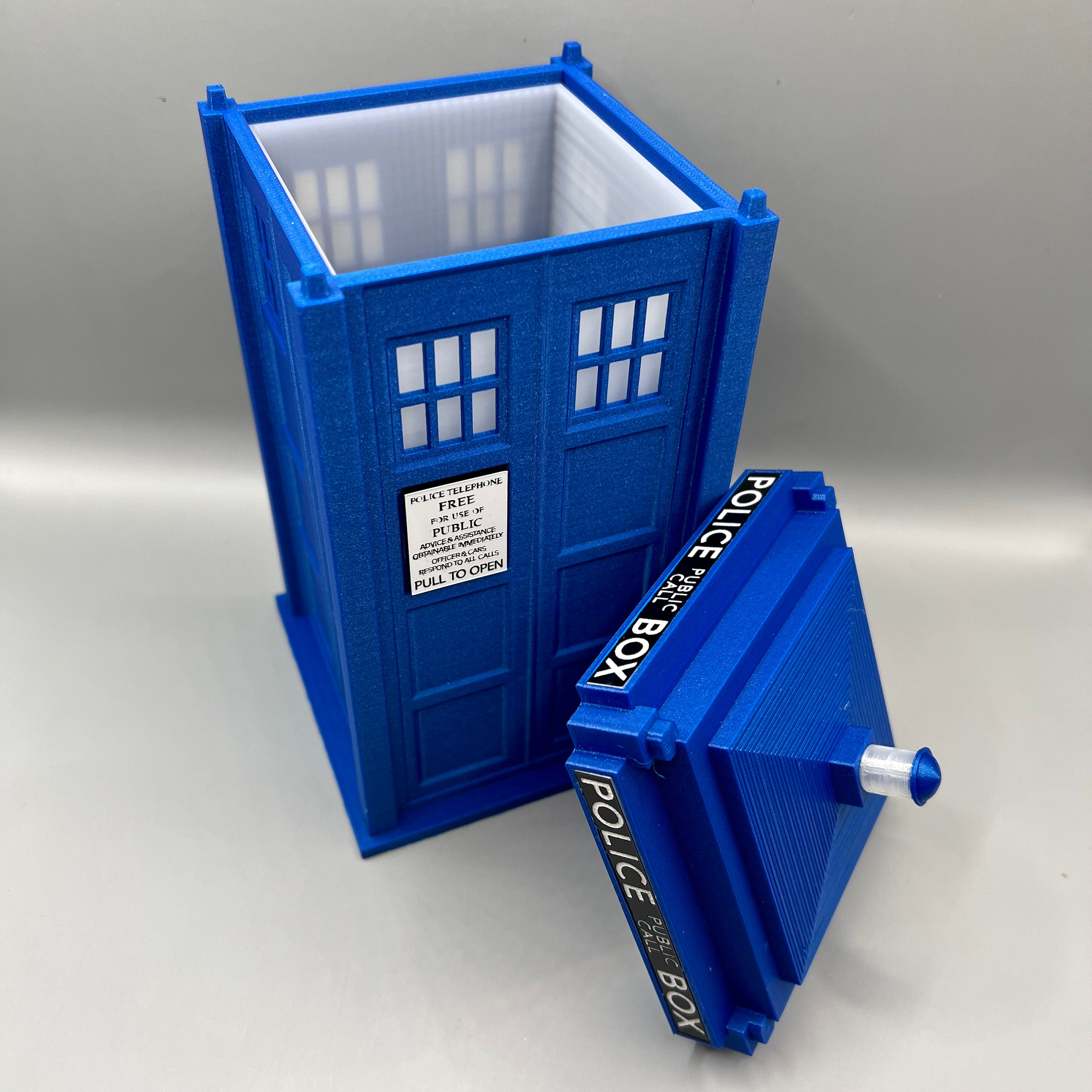 Doctor Who TARDIS Police Box Pencil Box/desktop Organizer - Etsy