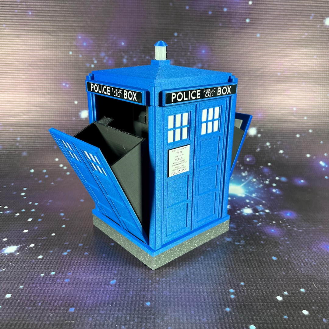 Doctor Who TARDIS Edh/commander Mechanical Deck Box - Etsy