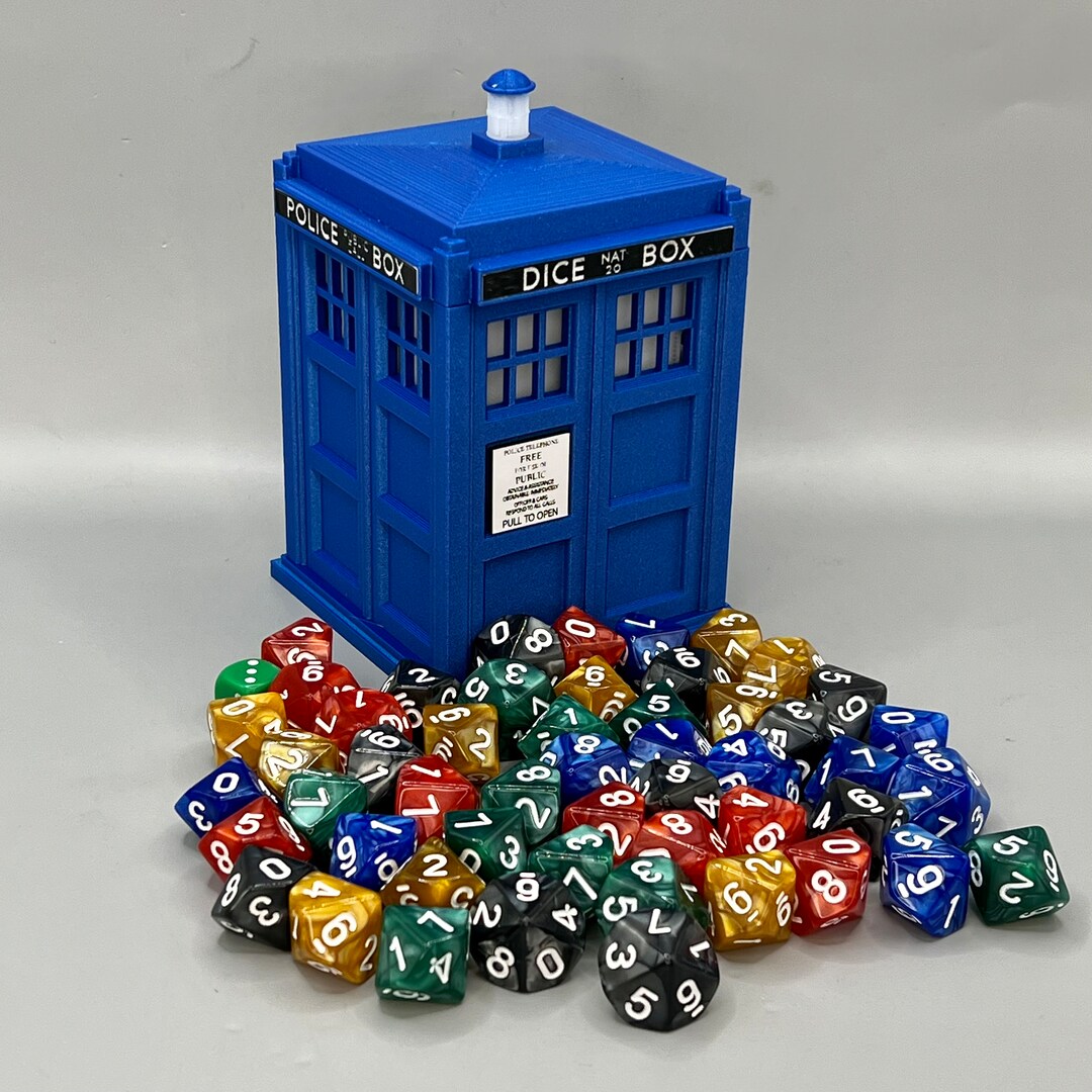Doctor Who SD TARDIS Dice Box/storage Box - Etsy UK