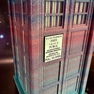 Doctor Who TARDIS, Police Box Pencil Box/desktop Organizer - Etsy UK