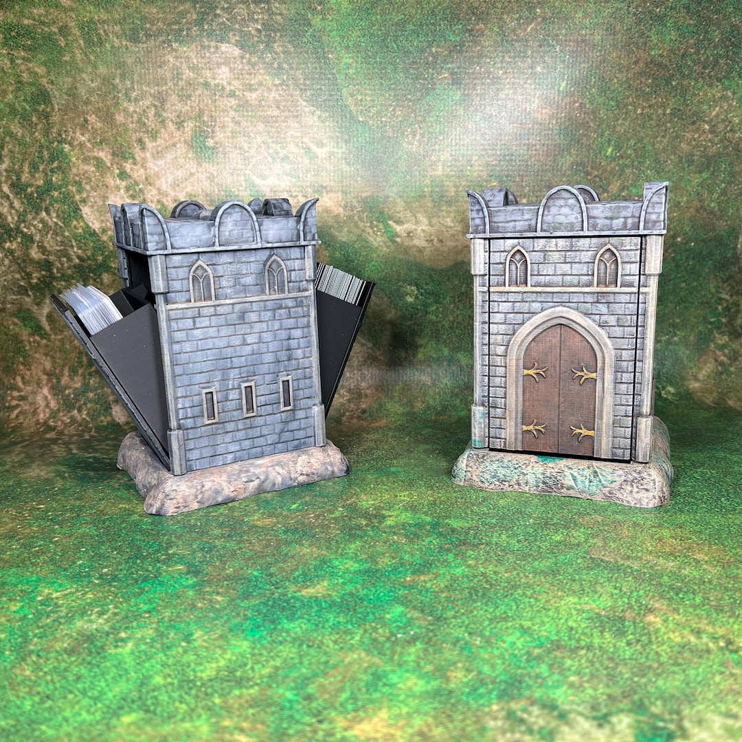 Castle Mechanical Deck Box - Etsy