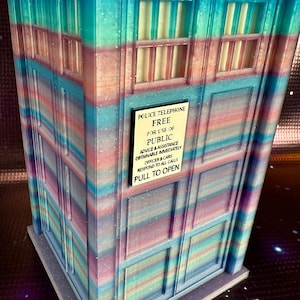 Doctor Who TARDIS, Police Box Pencil Box/desktop Organizer - Etsy UK