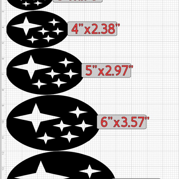 Subaru Logo Decal - Etsy