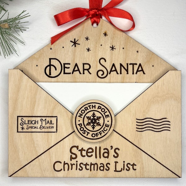 Dear Santa Ornament - Etsy