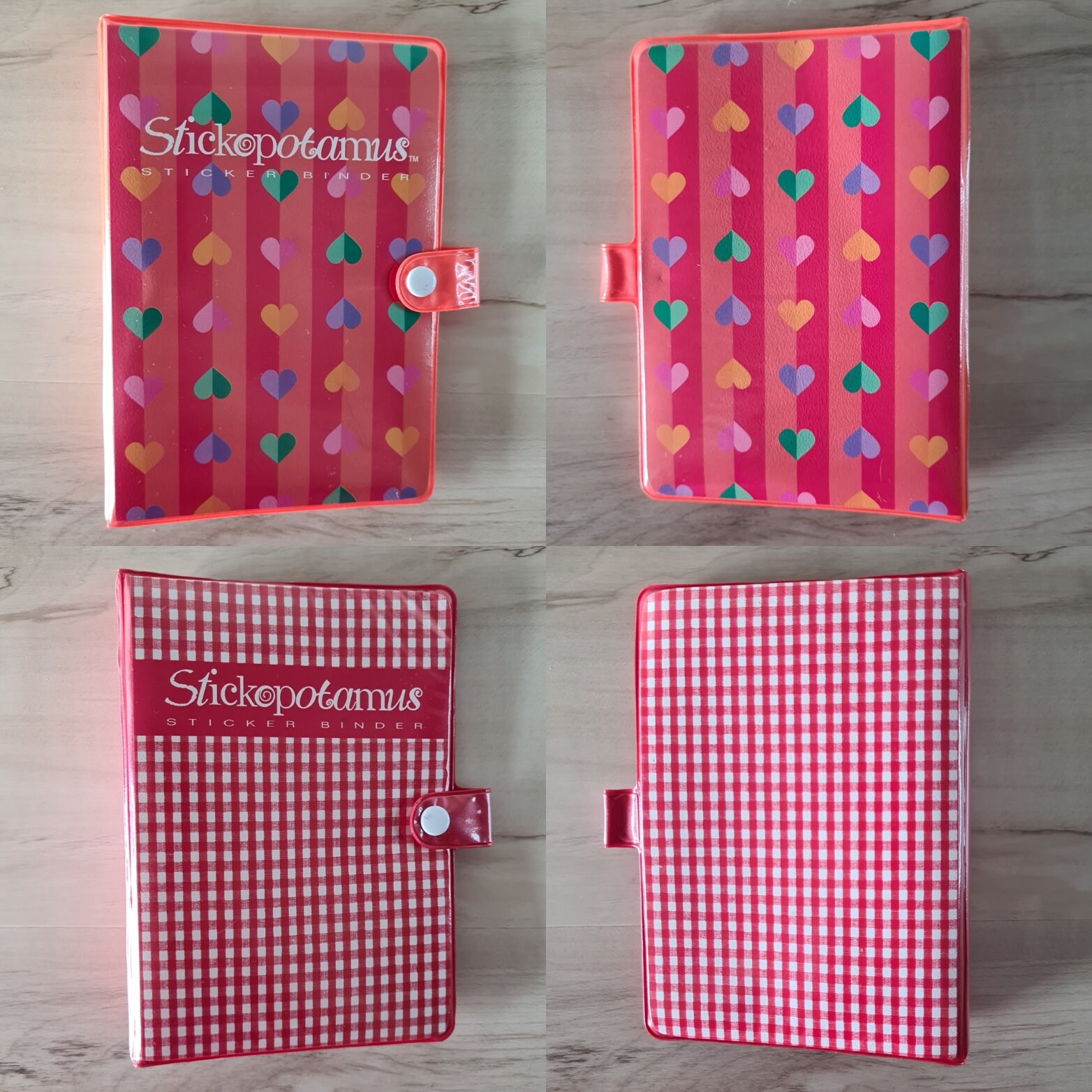 90s Stickopotamus Binder With 2 Sticker Packs and 7 Random - Etsy