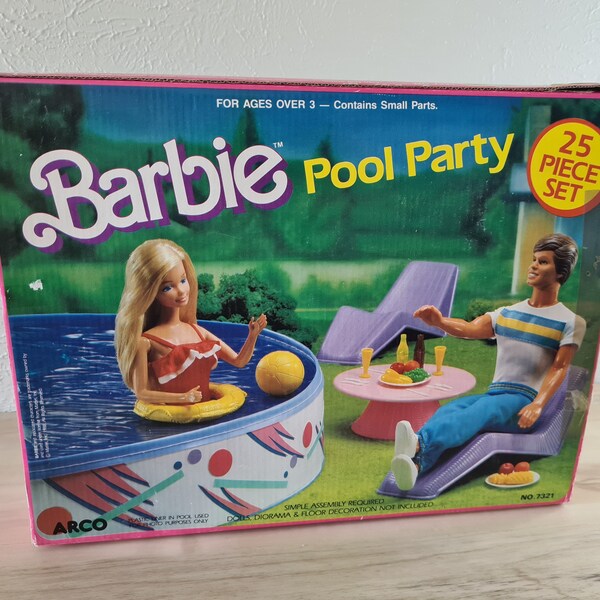 Vintage Barbie Pool - Etsy