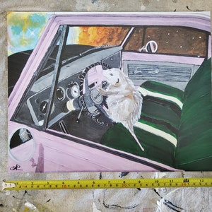 Joyride, Opossum in a Car in Space, 11x14 Art Print, Gloss - Etsy