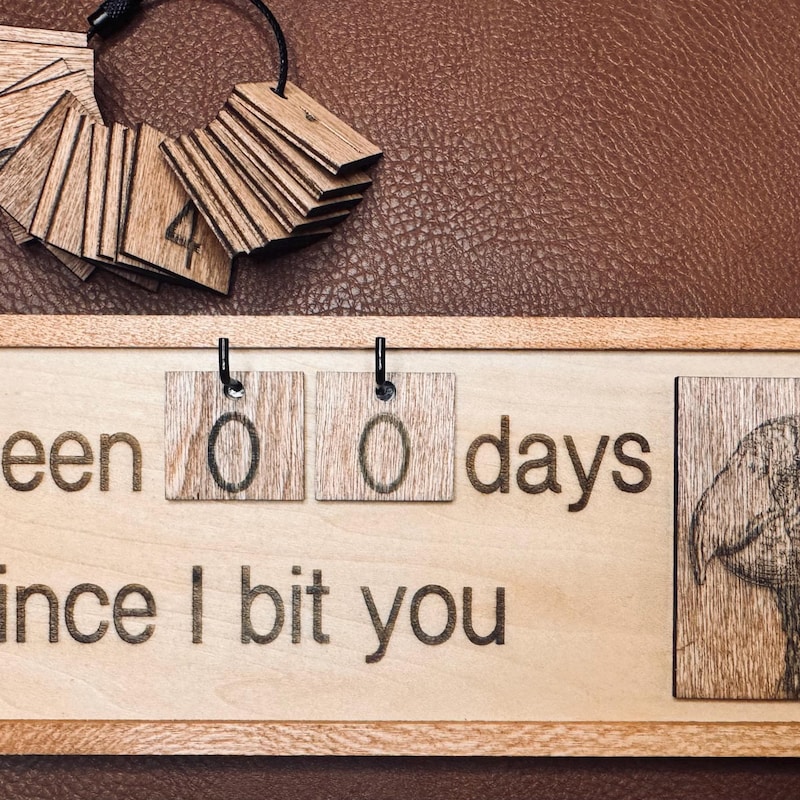 Custom Days Since Sign - Etsy