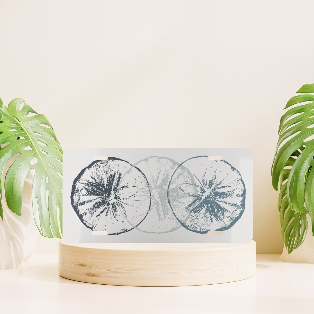 Beach License Plate, Coastal License Plate, Vanity License Plate, Sand ...