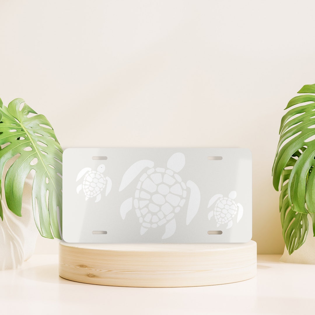 Sea Turtle License Plate, Ocean License Plate, Beach License Plate ...