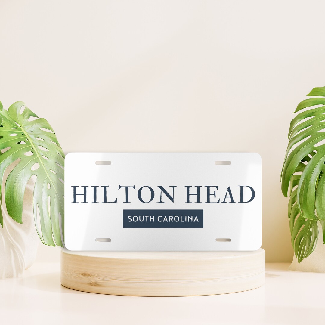 Hilton Head License Plate, Hilton Head South Carolina, South Carolina ...